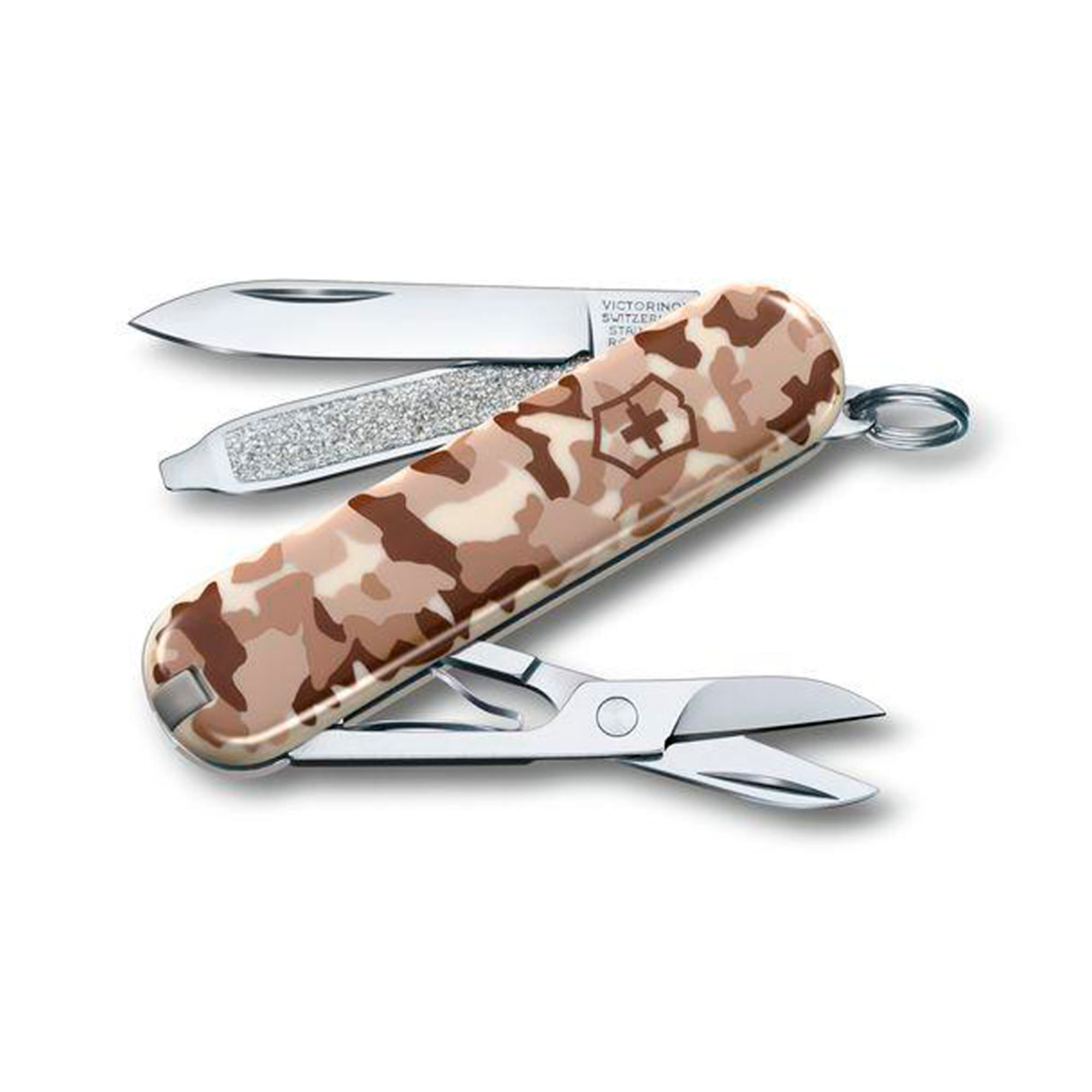 Navaja Classic Desert Camouflage 7 Funciones Estuche Kai