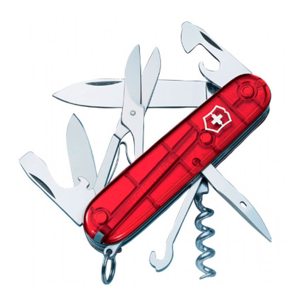 Navaja Climber Rojo Trans14 Funciones